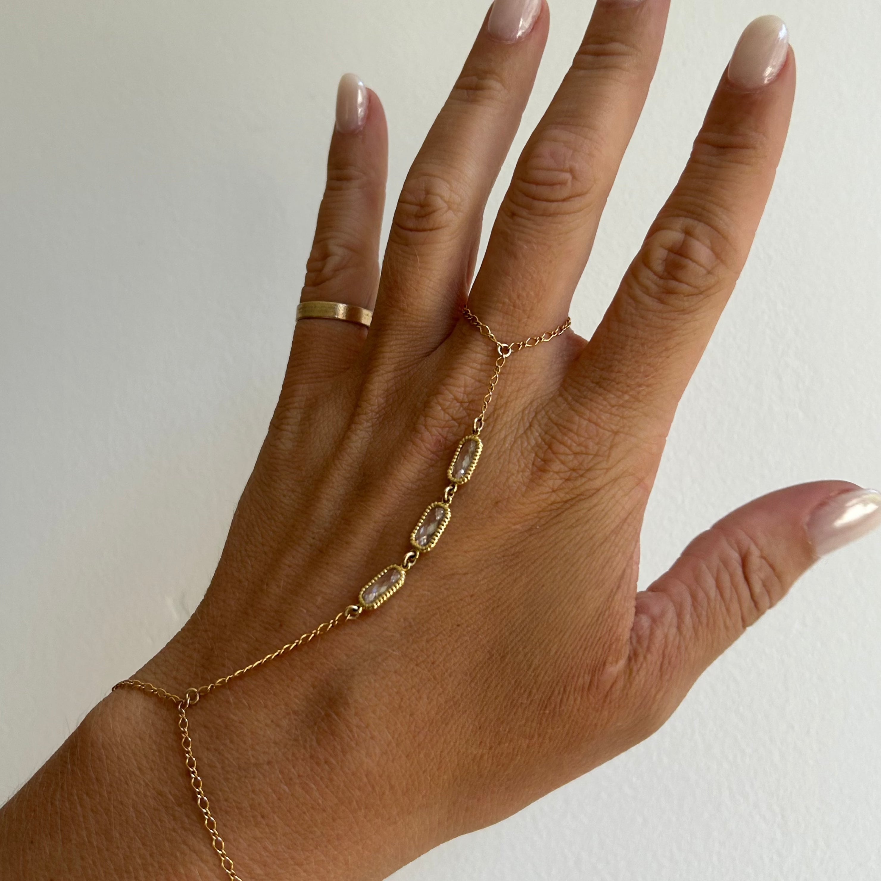 Donatella CZ Hand Chain | Truly Blessed Jewels